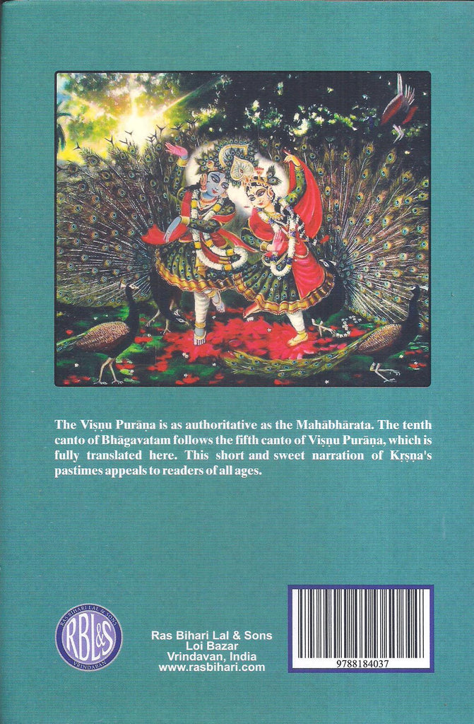 Vishnu Purana-Krishna's Pastimes in the Fifth Canto – Rasbihari Lal & sons